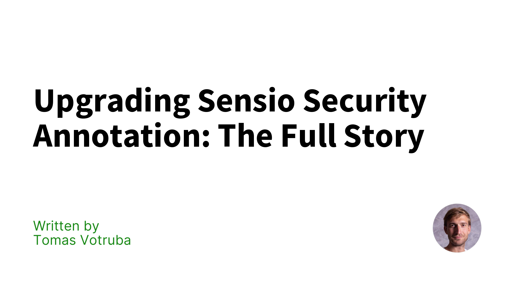 Upgrading Sensio Security Annotation: The Full Story | Tomas Votruba